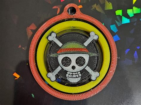 One Piece Rotating Keychain By Joagmo Makerworld
