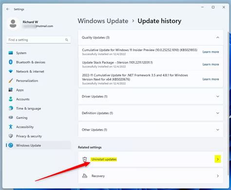 How To Uninstall Windows Updates In Windows 11 Geek Rewind