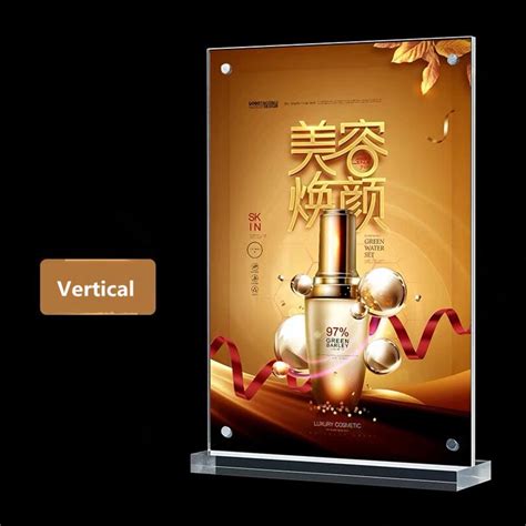 A4 Magnetic Acrylic Sign Holder Display Stand 8 Vicedeal