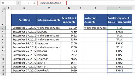 Excel Exact Function How To Use