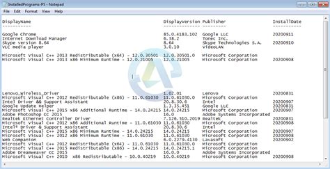 powershell script to list installed software expert advice