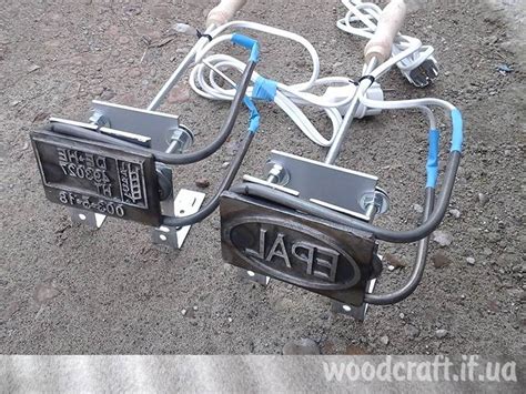 Клеймо на поддон - штамп для выжигания по дереву