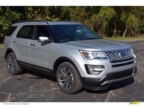 2017 Ingot Silver Ford Explorer Platinum 4wd 116464152