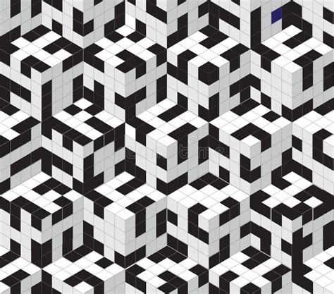 Abstract Seamless Cubes Background Stock Vector Illustration Of Background Black 233440608