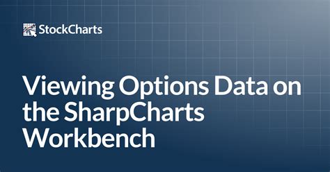 Viewing Options Data On The Sharpcharts Workbench Support Center