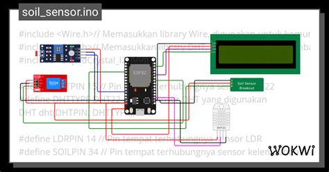 Ok Kombinasi DHT22 LDR Percobaan 4 OK Wokwi ESP32 STM32 Arduino Simulator