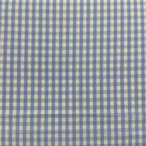 Ss80 Light Blue Gingham Huddersfield Textiles
