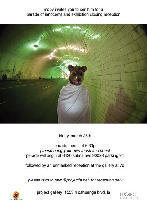 Interviews Moby “innocents” Project Gallery Los Angeles