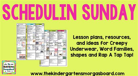 Its Schedulin Sunday This Week We Kick Off Our Second Quarter With