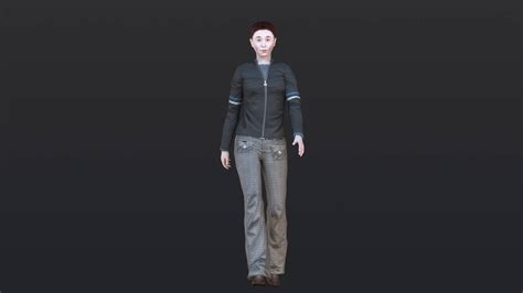 Woman 46 With 52 Animations 32 Morphs 3d Model By Jasirkt
