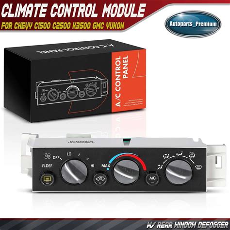 1996 2002 Gm Control Ac Heater Control Panel Module For 1996 2002 Chevy