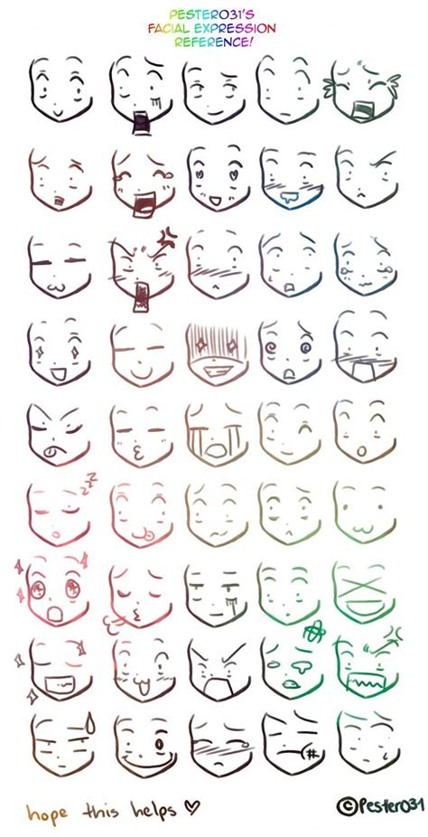 Chibi Mouth Expressions