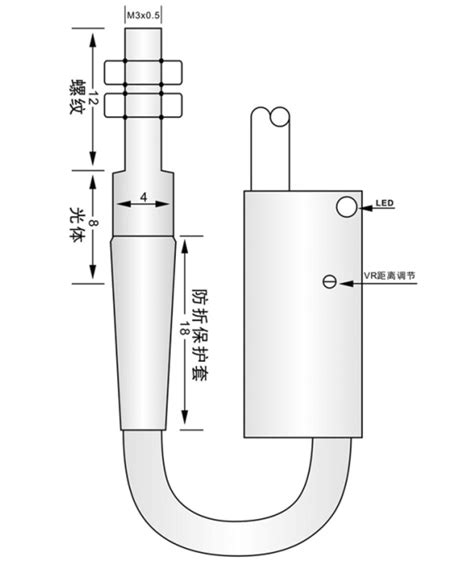 3 Wire M3 Visible Light Mini Proximity Sensor Diffuse Mode For Laser Distance Sensor 3 Wire M3 Visible Light Mini Proximity Sensor Diffuse Mode For Laser Distance Sensor