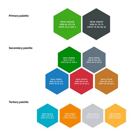 Color Palette Design Elements Our Visual System Ptc Brand Guide