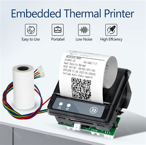 58mm Embedded Thermal Printer Rs232 Ttl Pos Receipt Printer Ticket Printing Shopee Philippines