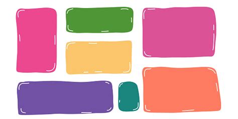 손으로 그린 미니멀리스트 인용문 포스터 세트 인용 색상 프레임 빈 템플릿 모음입니다 격리된 텍스트 상자입니다 빈 말풍선이 설정되었습니다 흰색 배경에 스톡 벡터 그림입니다