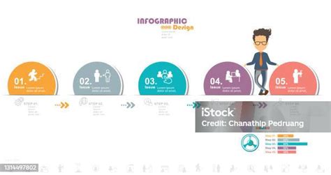 단계 옵션 웹 사이트 Ui 앱 비즈니스 프리젠 테이션에 대한 인포 그래픽 템플릿을 요소입니다 인포그래픽 템플릿 스톡 일러스트레이션 추상 건축 칼럼 배너 기호 바이너리 코드