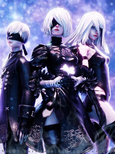 Nier Automata 5th Anniversary By Hapidevy R Nier