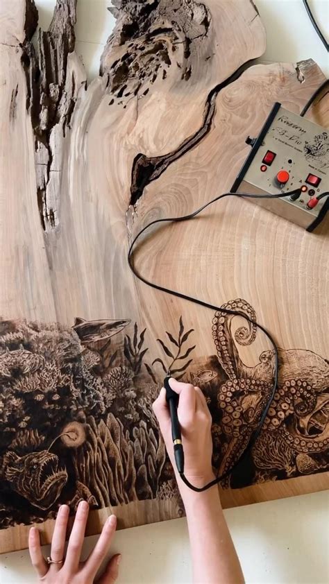 Today We Feature Hippienorth And The Amazing Woodburning Work Of Art