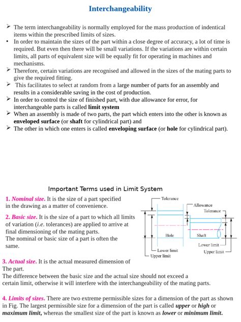 Limit Andfit Pdf Engineering Tolerance