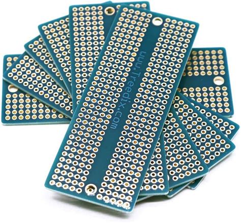 Buy Treedix 6pcs Universal Board Solderable Breadboard Pcb Prototype Shield Board Double Sided