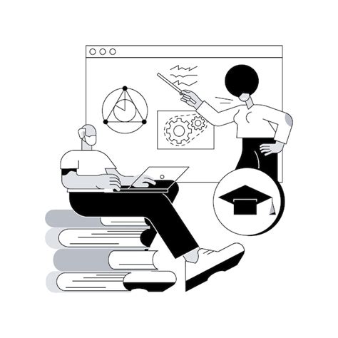 Premium Vector Online Learning For Seniors Abstract Concept Vector