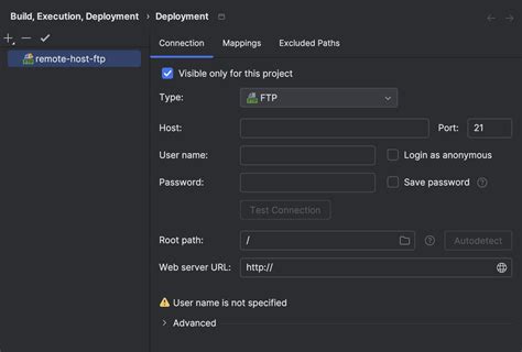 Create A Remote Server Configuration Phpstorm Documentation