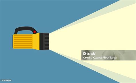 배너에 프로젝션 스포트라이트가 있는 손전등 텍스트를 위한 위치 개체 추상 배경 개념 디자인입니다 벡터 일러스트 레이 션 만화에 대한 스톡 벡터 아트 및 기타 이미지 Istock