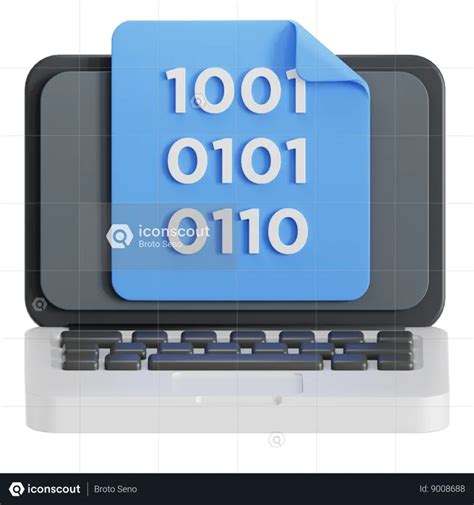 Binary Code 3d Icon Free Download Design And Development 3d Icons Iconscout