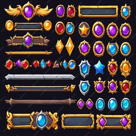 Premium Vector Medieval Ui Game