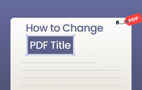 How To Change PDF Title 4 Practical Solutions