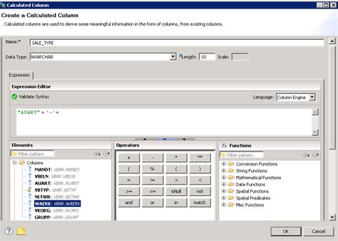Calculated Column In Sap Hana Sap Hana Tutorial