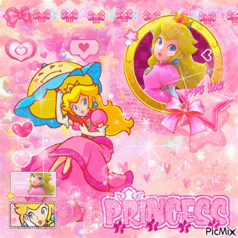 Peach Peach Princess Peach Free Animated Gif Picmix