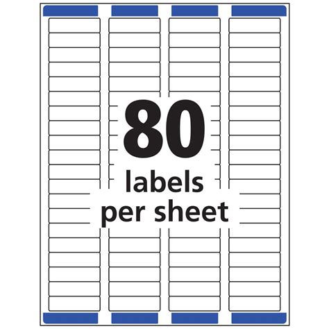 Avery 8167 Easy Peel Return Address Labels Sure Feed Technology