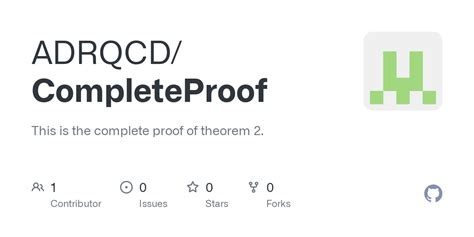 GitHub ADRQCD CompleteProof This Is The Complete Proof Of Theorem