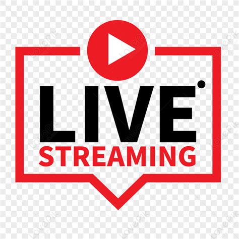 빨간 상자 일러스트 생방송 패턴재생 키라이브스트리밍 Png 일러스트 무료 다운로드 Lovepik