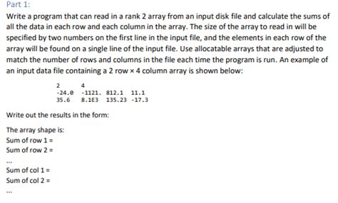 Solved Please Use Fortran Programming To Solve The Following