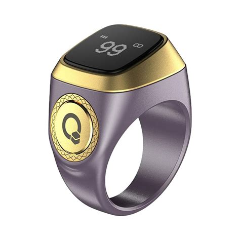Buy Online Iqibla Zikr Ring Models 20mm Violet In Qatar