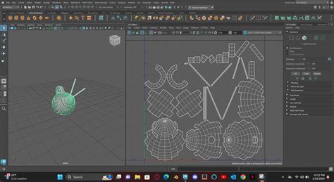 Uv Unwrapping Curvaturespherical Objects And Cleanup Rmaya