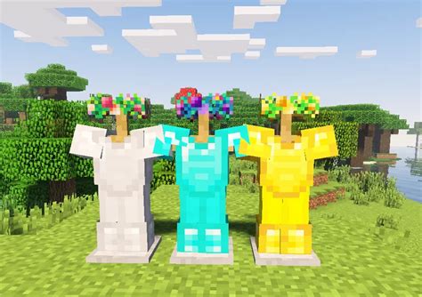 Armor Flower Crowns Minecraft Texture Pack