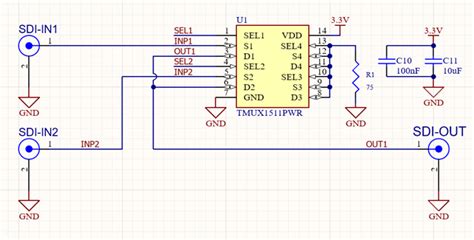 Tmux1511 Sdi Mux 21 Switches And Multiplexers Forum Switches And Multiplexers Ti E2e Support