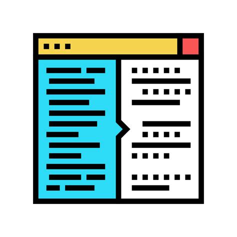 Code Testing Color Icon Vector Illustration 10300174 Vector Art At Vecteezy