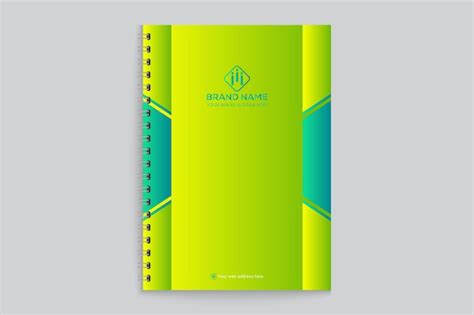Premium Vector Corporate Notebook Cover Design Layout