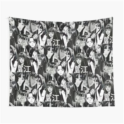 Tomie Junito Anime Tapestry Sold By French Guiana Sku 42516825 Printerval