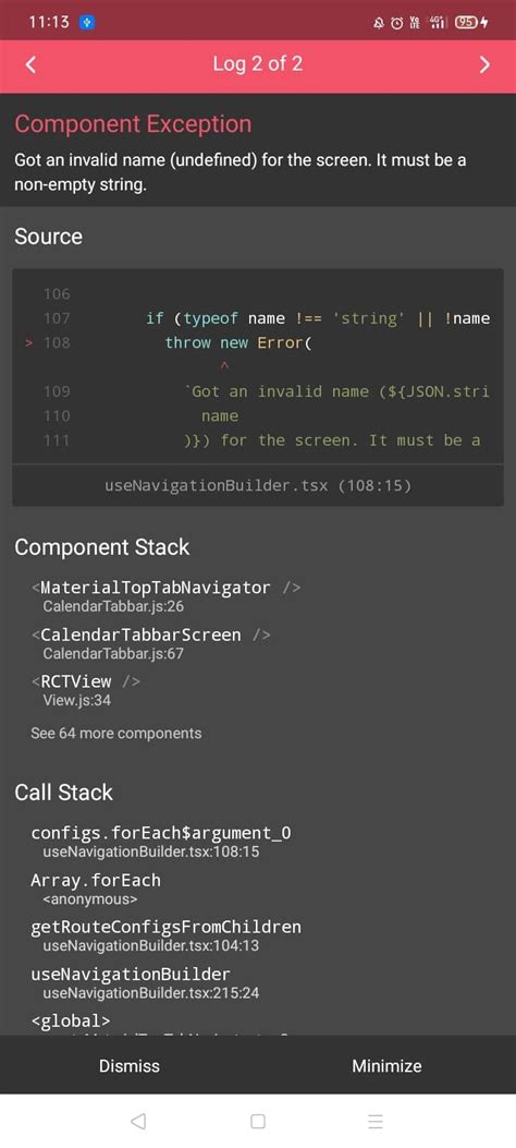 Create A Material Top Tab Navigator Without Specifying Name For