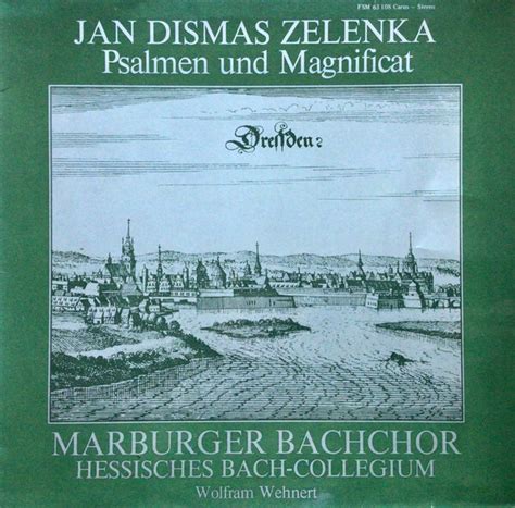独lp Jan Dismas Zelenka Marburger Psalmen Und Magnificat Fsm63108 Carus