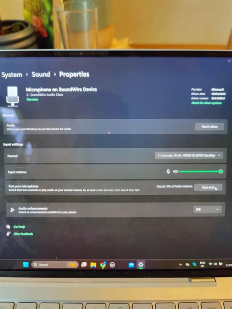Integrated Microphone Showing 0 Of Total Volume After Testing Dell Xps 14 R Windowshelp