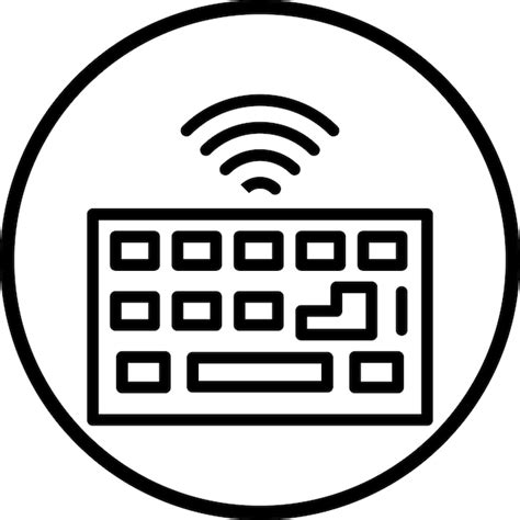 Premium Vector Vector Design Wireless Keyboard Icon Style