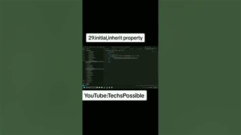 Css Initial And Inherit Property Css Cssinherit Cssinitial Youtube