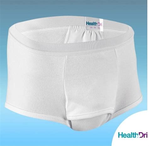 Healthdri Mens Breathable Reusable Briefs Heavy Absorbency